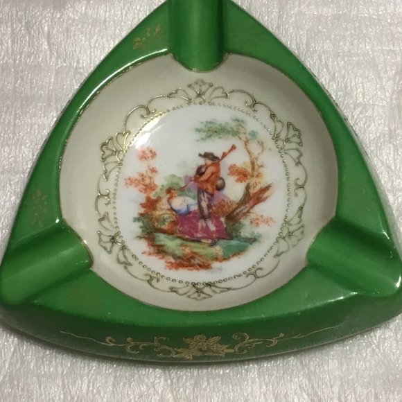 Occupied Japan | Art | Vintage Gorgeous Made In Occupied Japan Hand Painted Ashtray | Poshmark